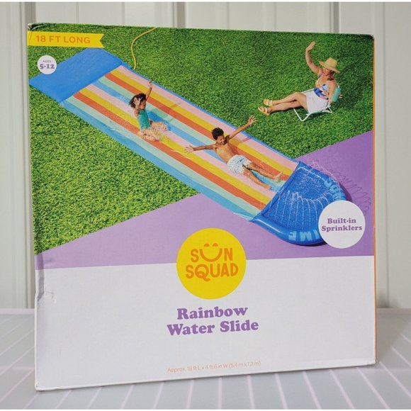 Sun Squad | Games | Sun Squad 2 Lane 8 Long Multicolor Outdoor Water ...